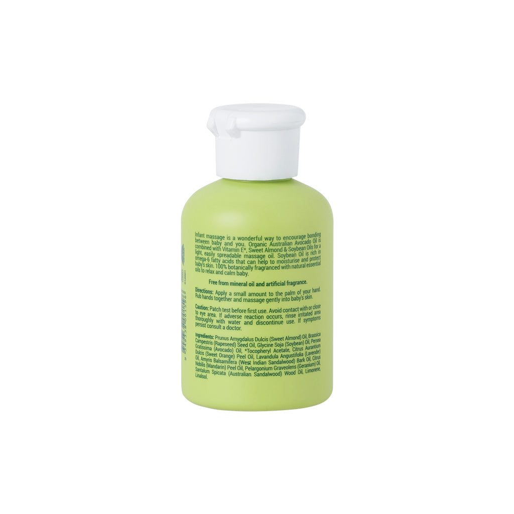 Natural Baby Massage Oil with Organic Avocado Oil | Made in Australia ...